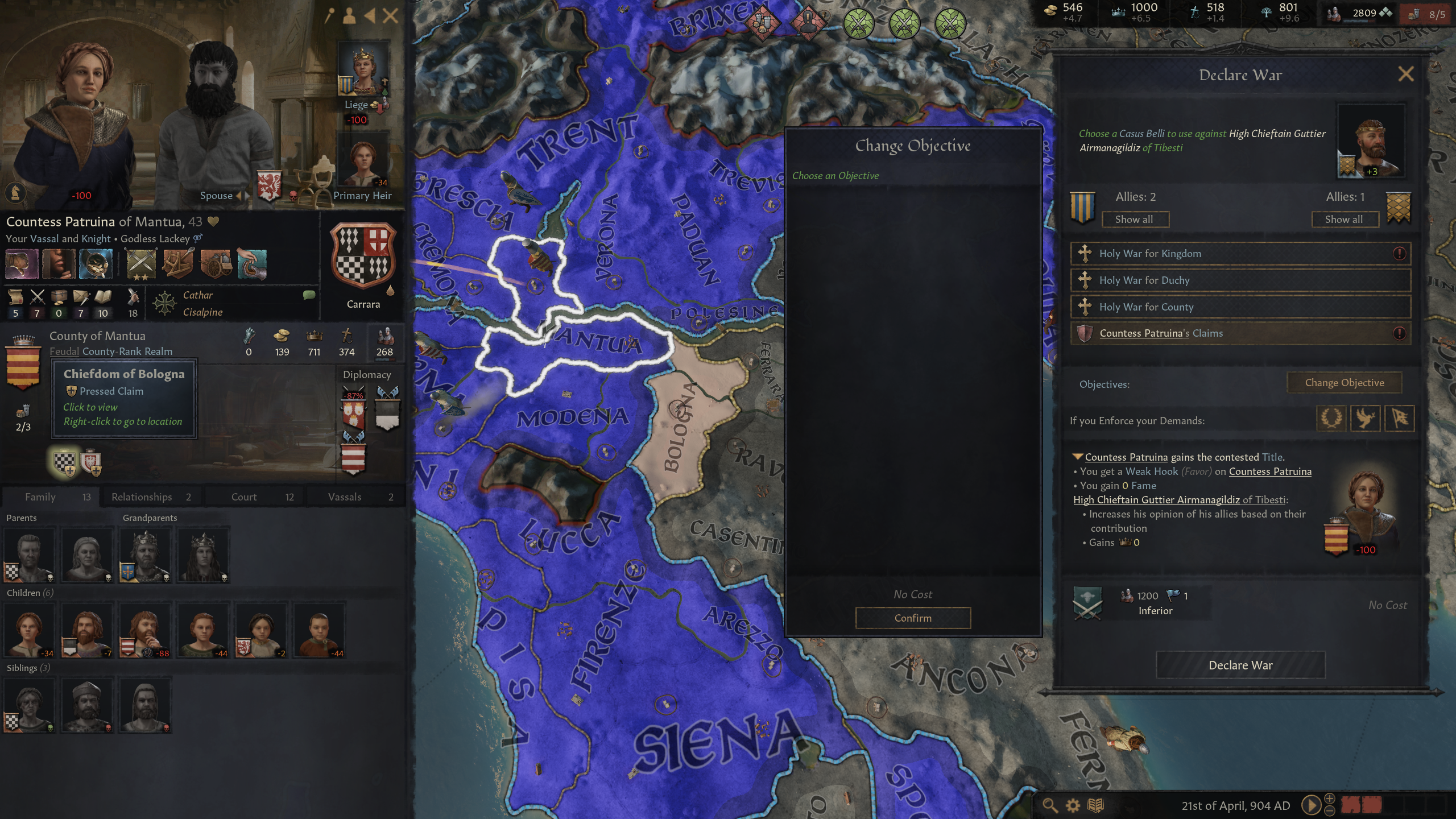 [Bug?] Can't declare war for vassal's claim | Paradox Interactive Forums